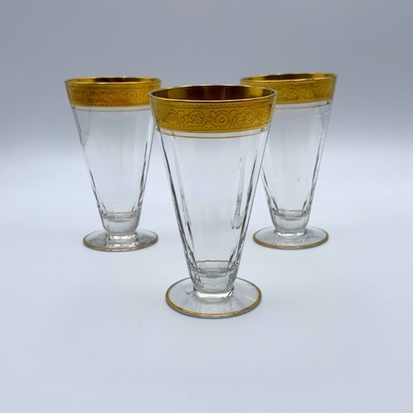 Vintage | Dining | Vintage 4s Tiffin Franciscan Crystal Minton Gilt ...
